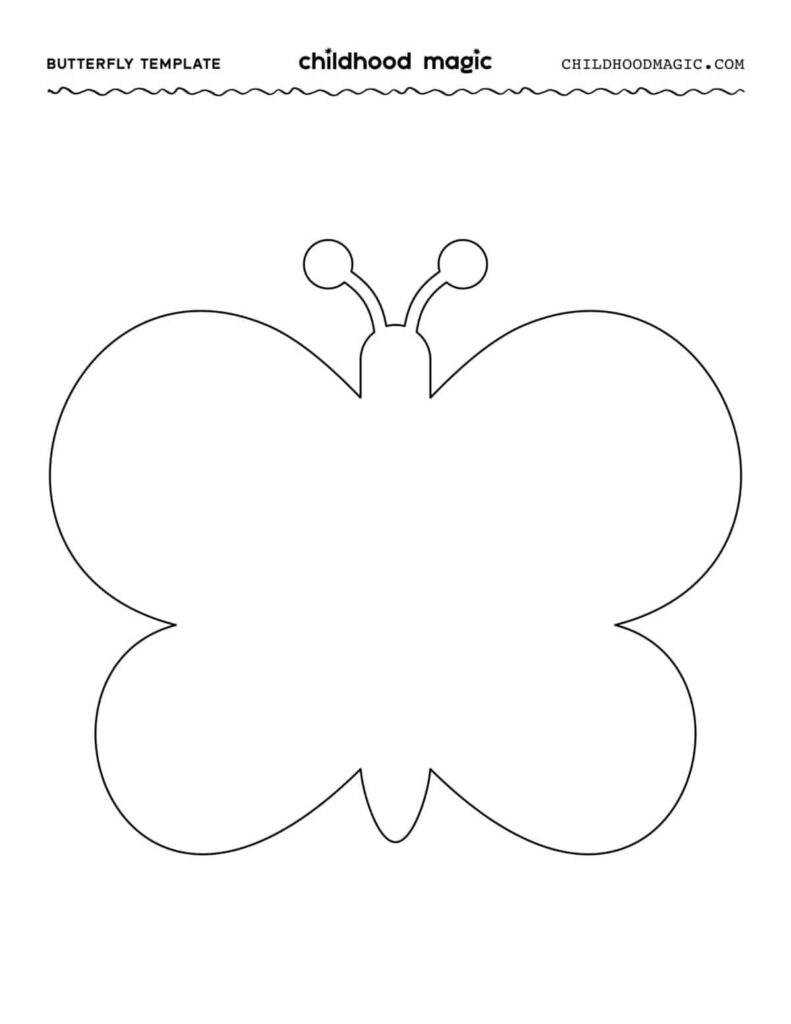 Free Printable Large Butterfly Template - Free Printable Templates