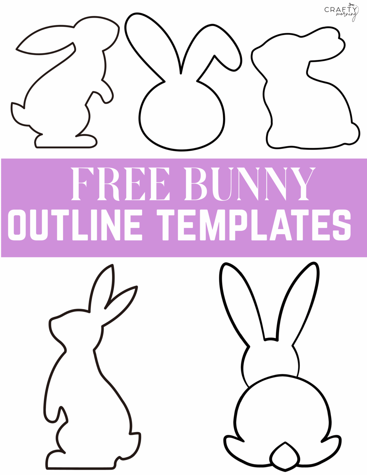 Bunny Template Free Printable - Free Printable Templates