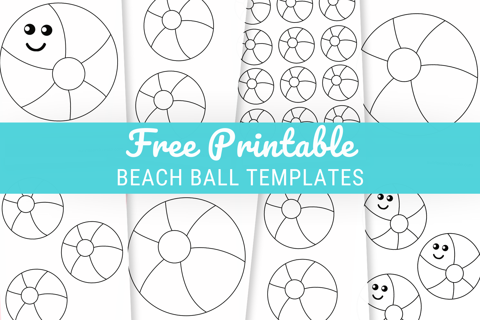 Free Printable Beach Ball Template - Free Printable Templates