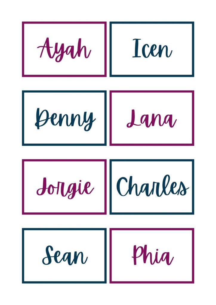 Free Printable Name Badge Templates - Free Printable Templates