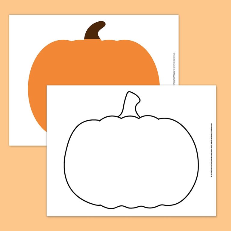 Printable Pumpkin Templates Free - Free Printable Templates