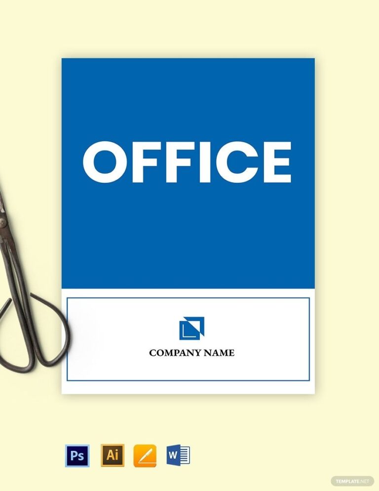 Free Printable Office Door Signs Templates - Free Printable Templates