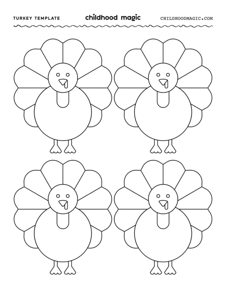Free Turkey Templates Printables - Free Printable Templates