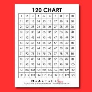 120 Chart Printable Free - Free Printable Templates