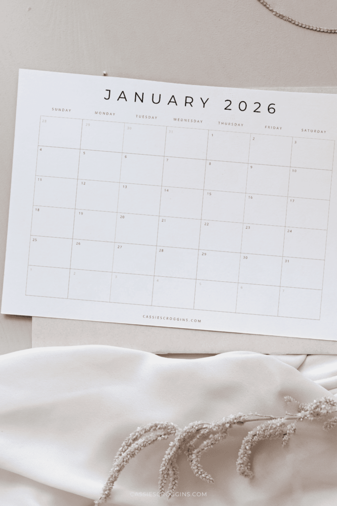 Free Printable Calendar 2026 Template - Free Printable Templates